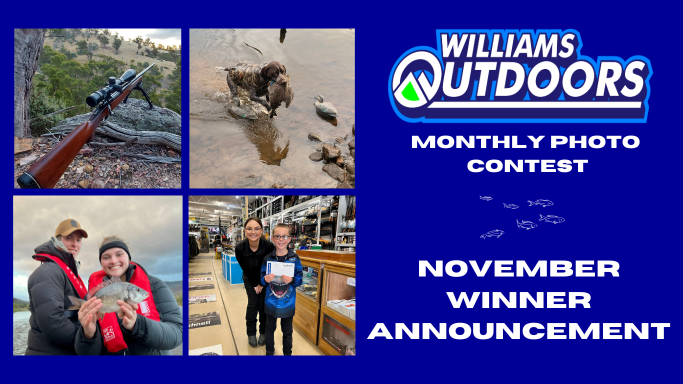 NOVEMBER 2023 PHOTO COMPETITION WINNER – Williams Outdoors