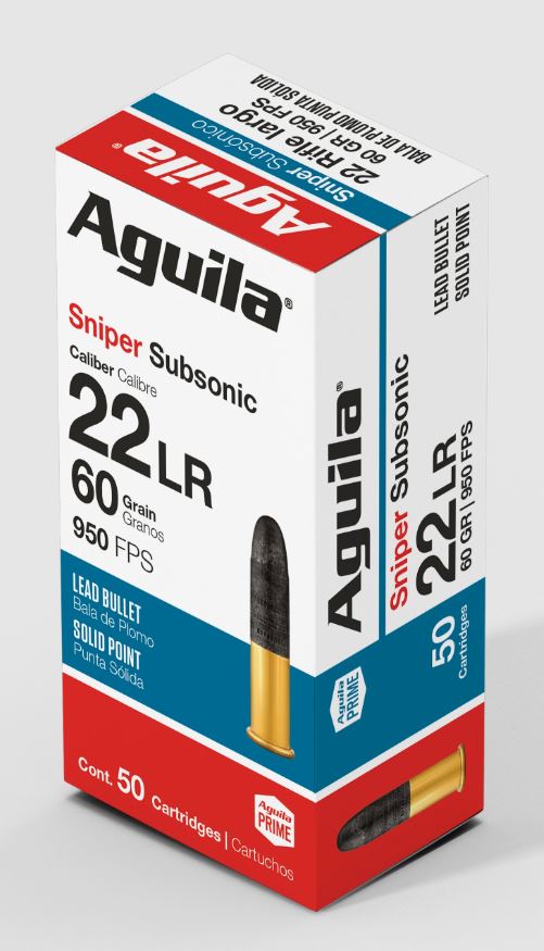 AGUILA .22LR SNIPER SUBSONIC 60GR LSP – Williams Outdoors